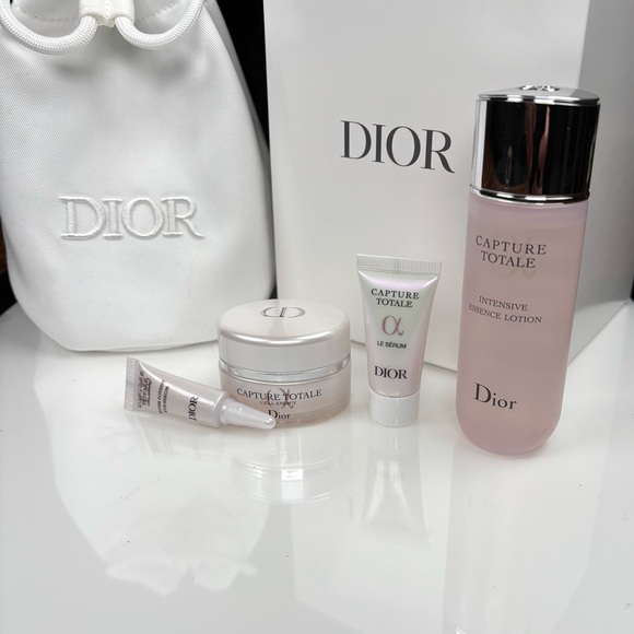 Dior | Skincare | Dior Capture Totale Skincare Set Pink And White With ...